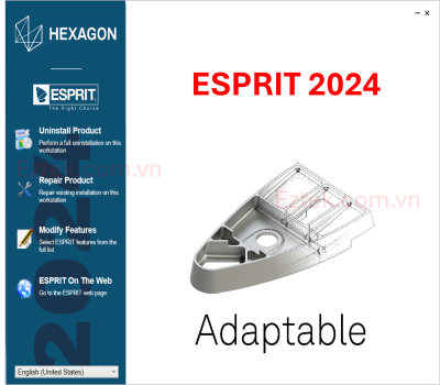 Hướng dẫn cài đặt phần mềm ESPRIT phiên bản mới nhất 2024
